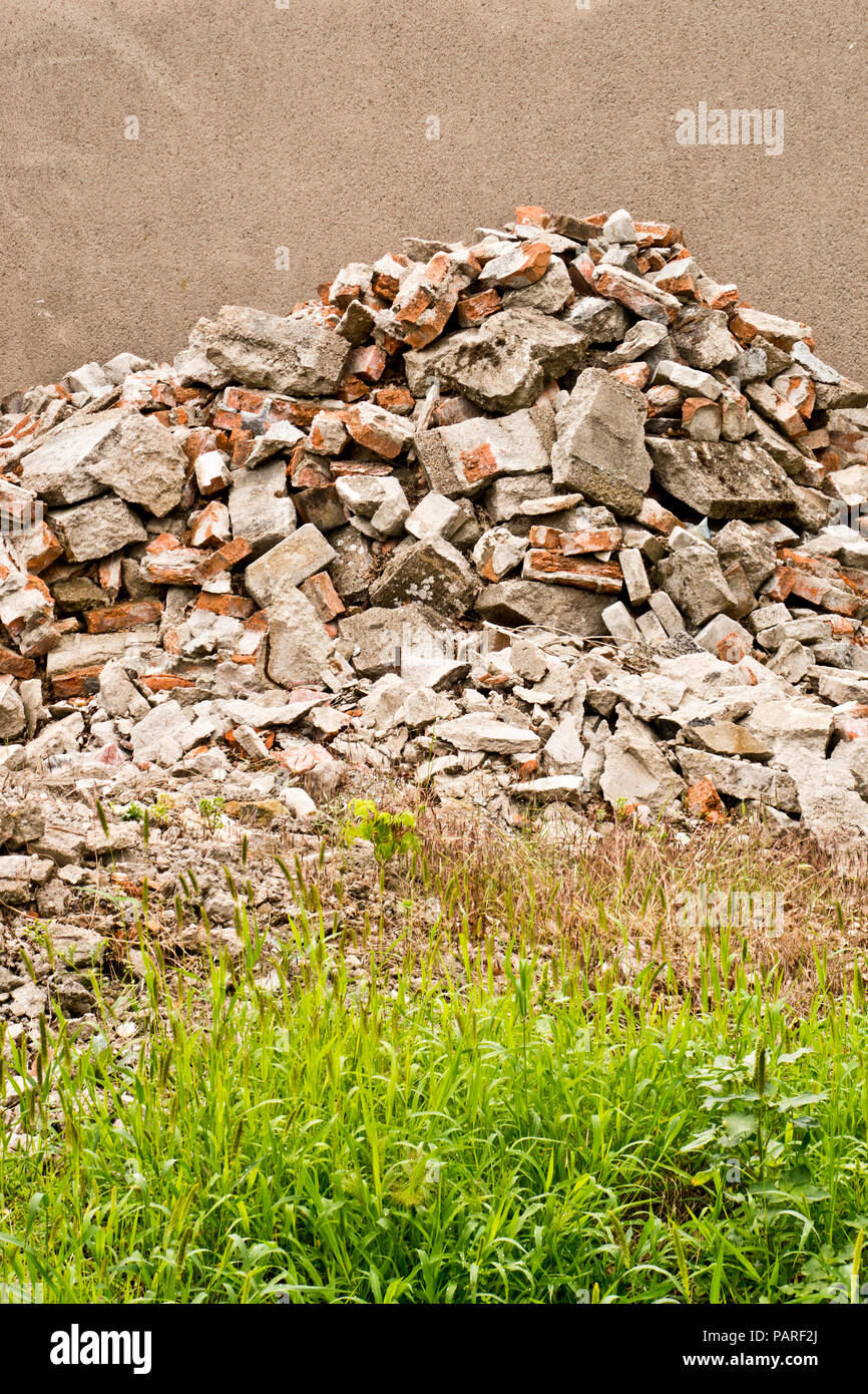 Pile of concrete bricks hi-res stock photography and images - Alamy
