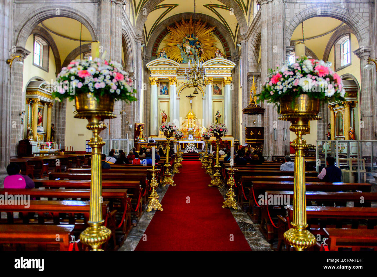 MEXICO CITY, MEXICO - OCT 27, 2016: Interior of the Metropolitan ...