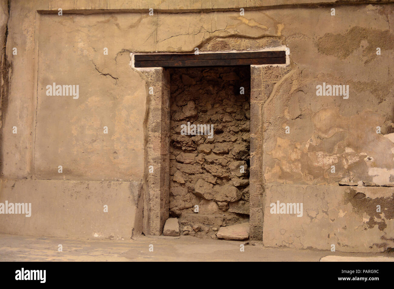 TEOTIUCAN, MEXICO - OCT 27, 2016: Interior of the formations of ...