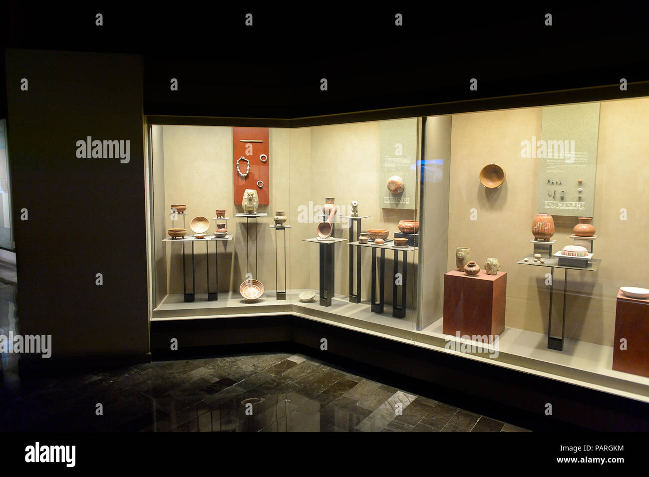 MEXICO CITY, MEX - OCT 27, 2016: Exponates of the National Museum of ...