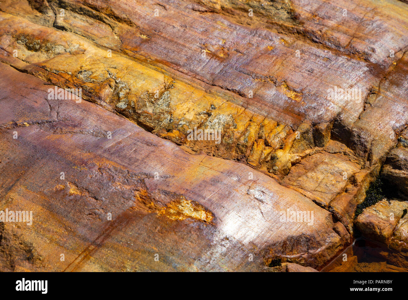 Rock formations near the Svartisen glacier, colorful natural backgroung ...