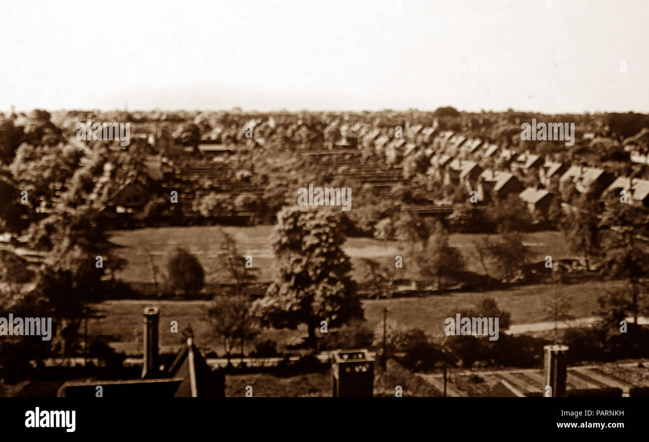Bournville Village in the 1920s Stock Photo - Alamy