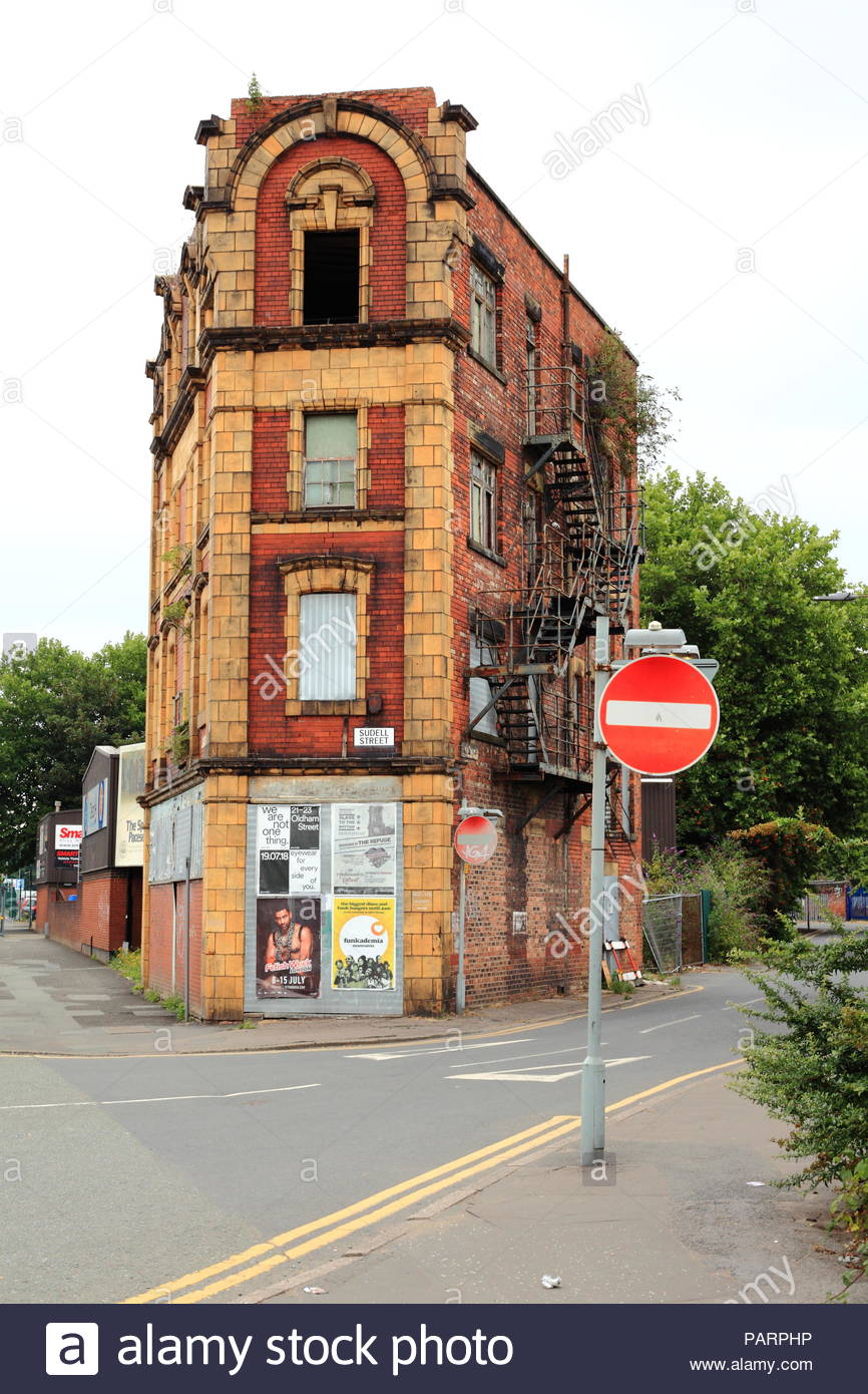 Derelict Building Manchester Stock Photos & Derelict Building ...