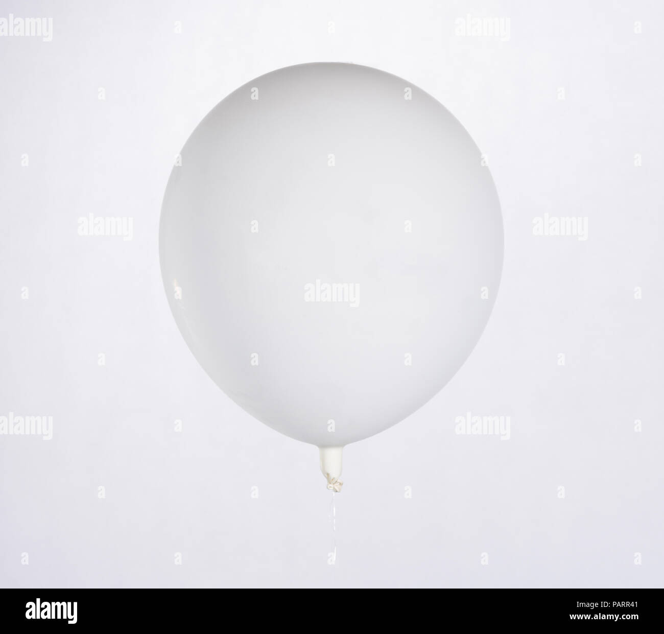 Birthday ornament decoration, White party balloons Stock Photo - Alamy