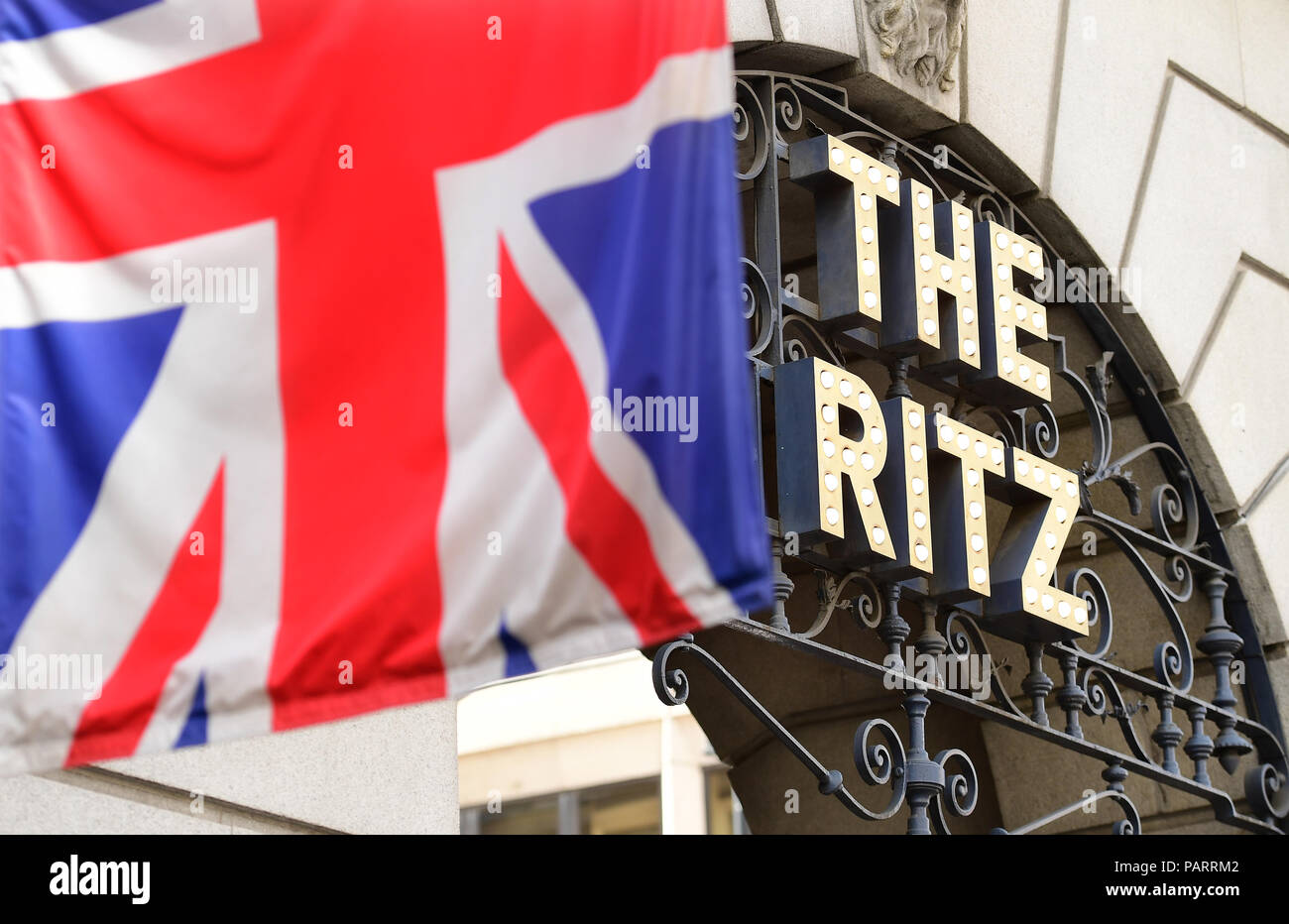 The Ritz Hotel in London Stock Photo - Alamy