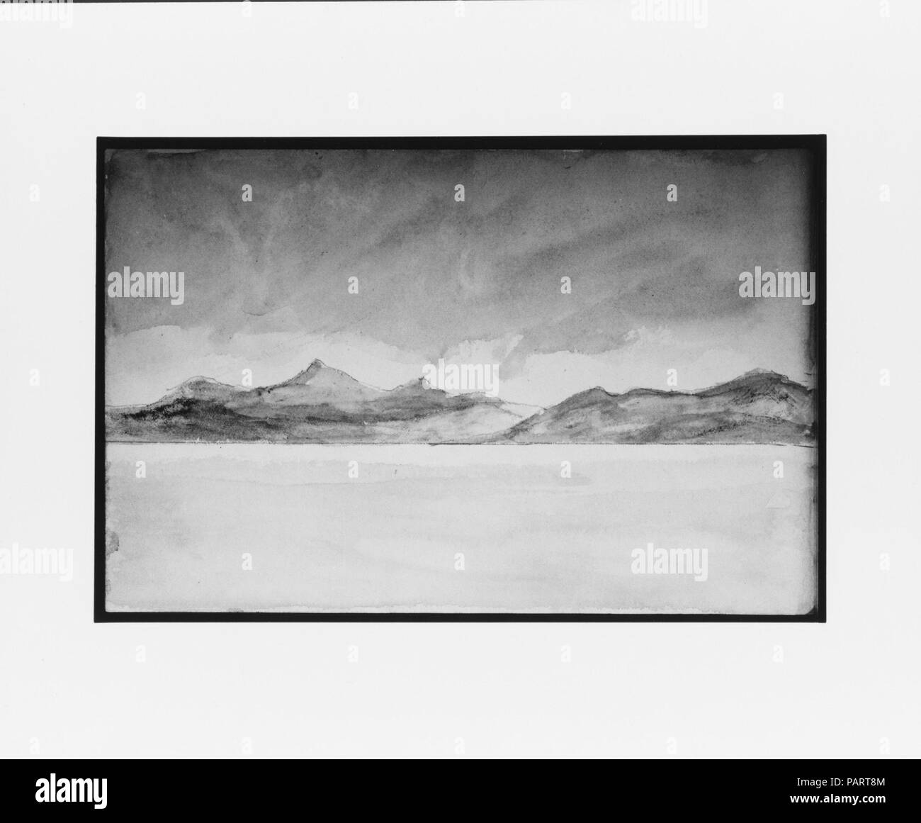 Coast of Asia Minor (from Sketchbook). Artist: Mary Newbold Sargent (1826-1906). Dimensions: 5 1 ...