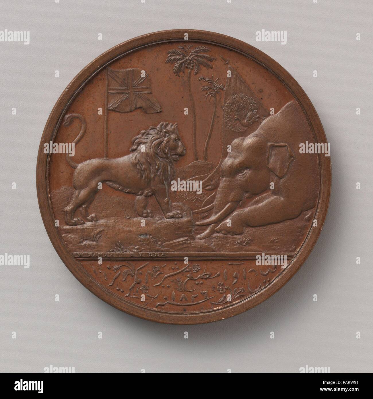 The Burmah Medal, 1824-26. Artist: Medalist: William Wyon (British ...