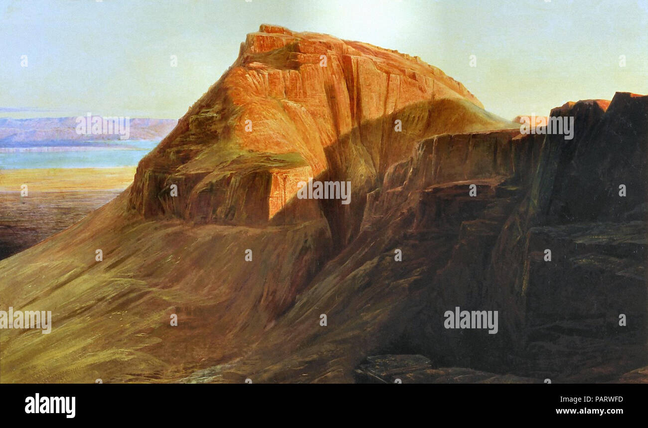 Lear Edward - Masada Stock Photo - Alamy