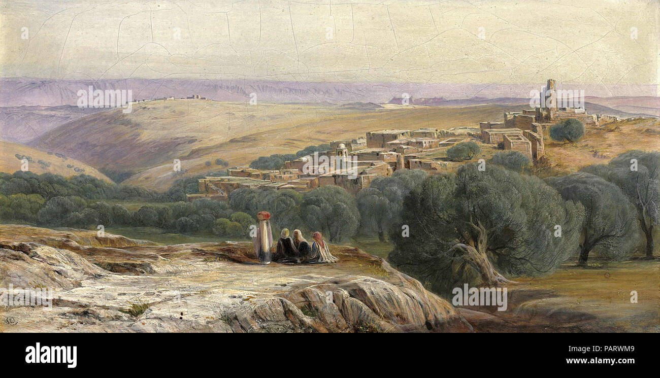 Lear Edward - the Plains of Bethany Stock Photo - Alamy