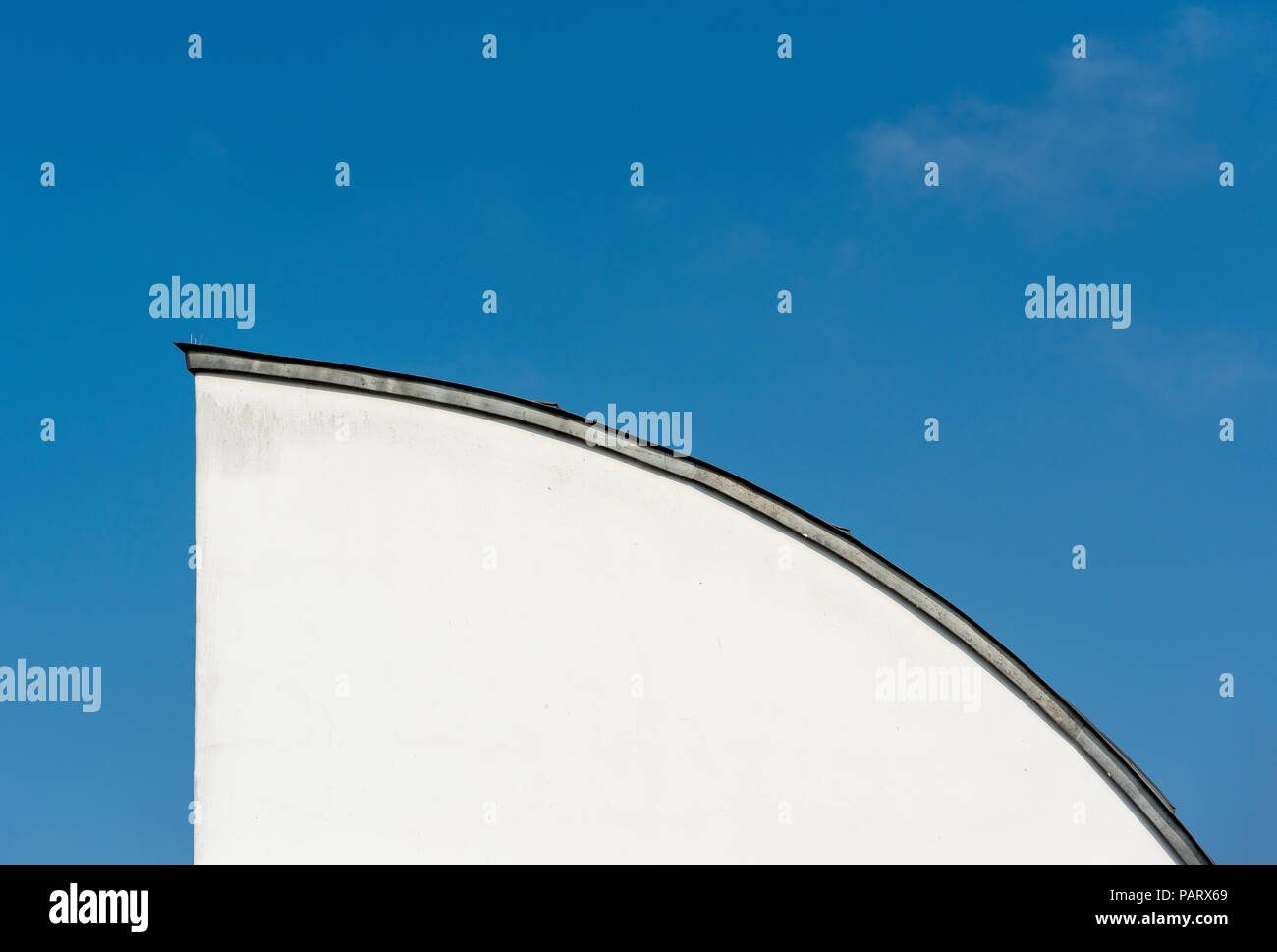 Architectural detail, Vitra Design Museum Gallery building in Weil am ...