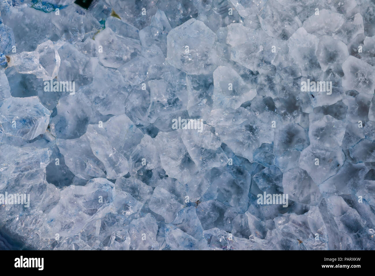 Detail of the crystals that form a polished agate. Volcanic rock Stock ...