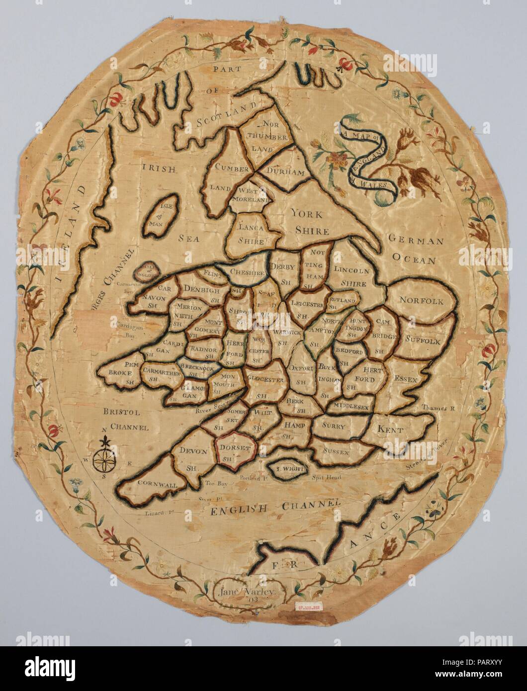 Sampler map hi-res stock photography and images - Alamy