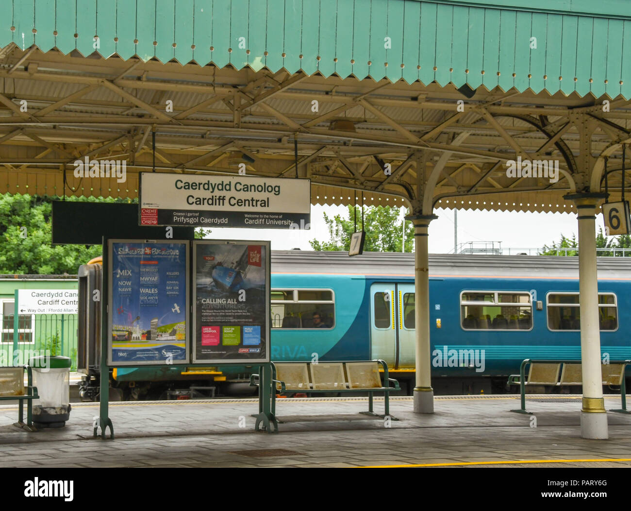 Railway station name board hi-res stock photography and images - Alamy