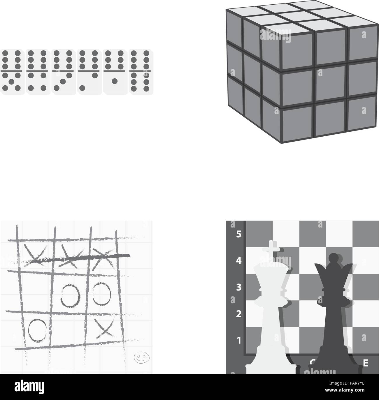 Board game cartoon icons in set collection for design. Game and ...