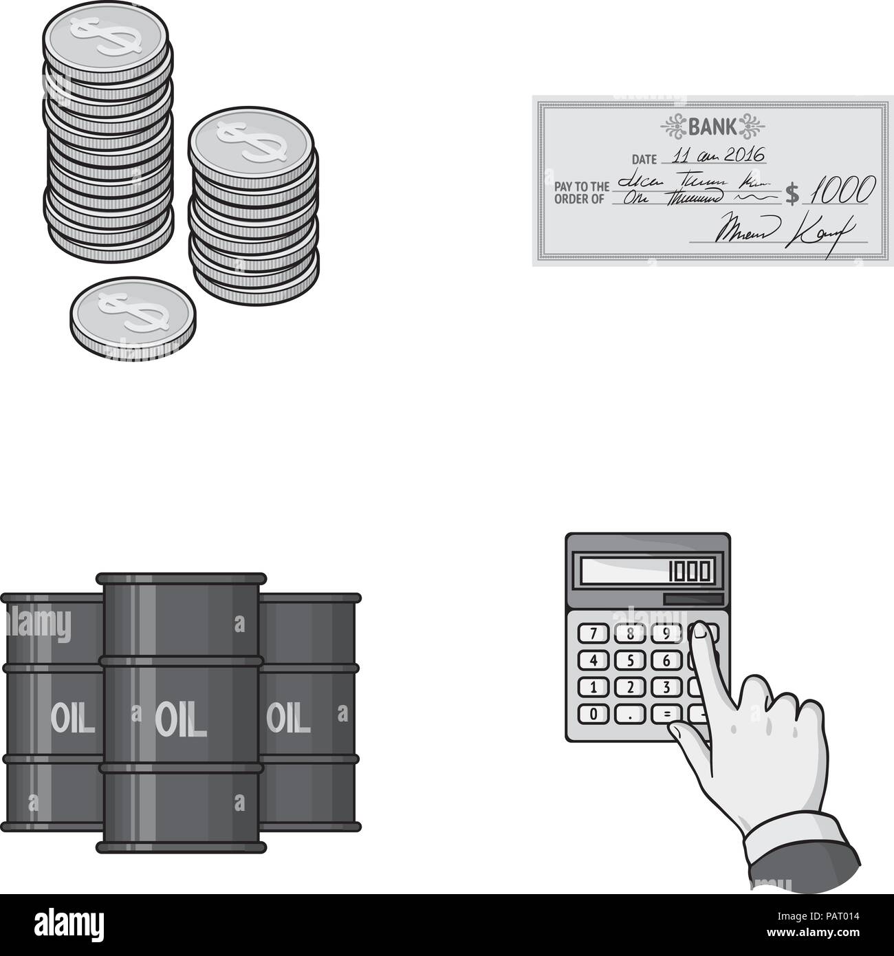 Gold calculator logo hi-res stock photography and images - Alamy