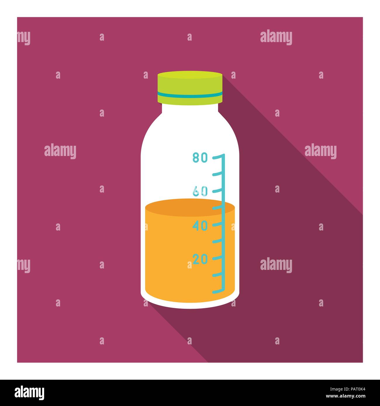 Mixture icon in flat style isolated on white background. Medicine and ...