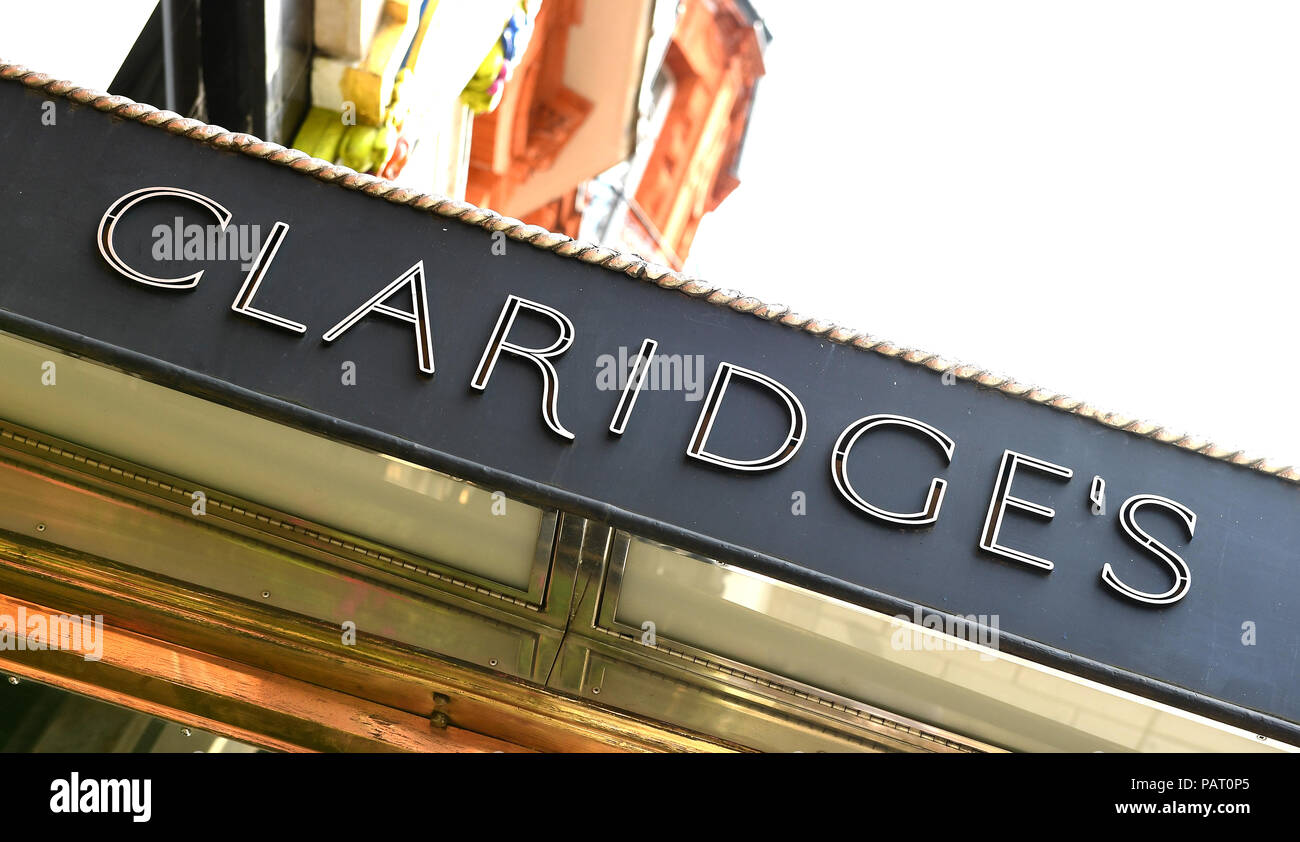 The Claridges Hotel in London Stock Photo - Alamy