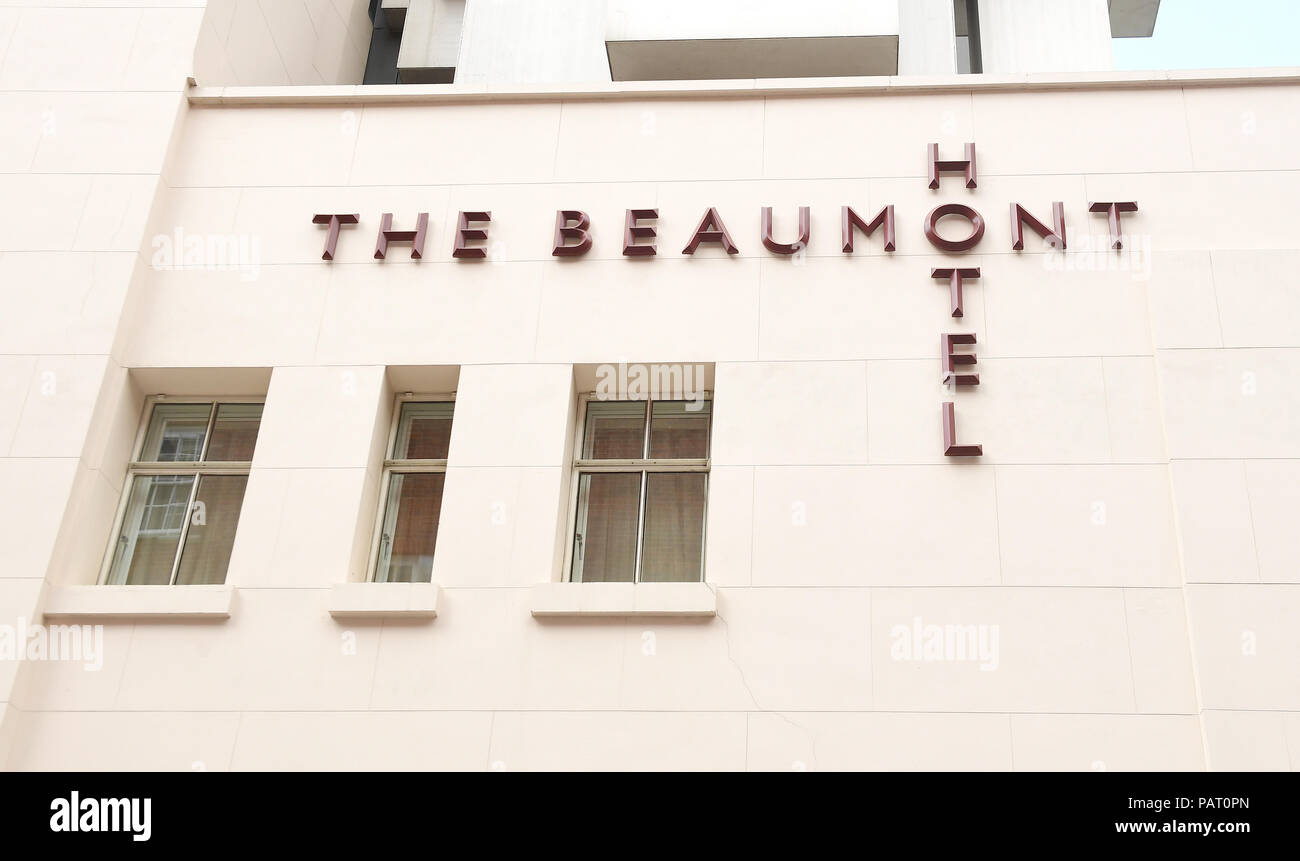The Beaumont Hotel in London Stock Photo - Alamy