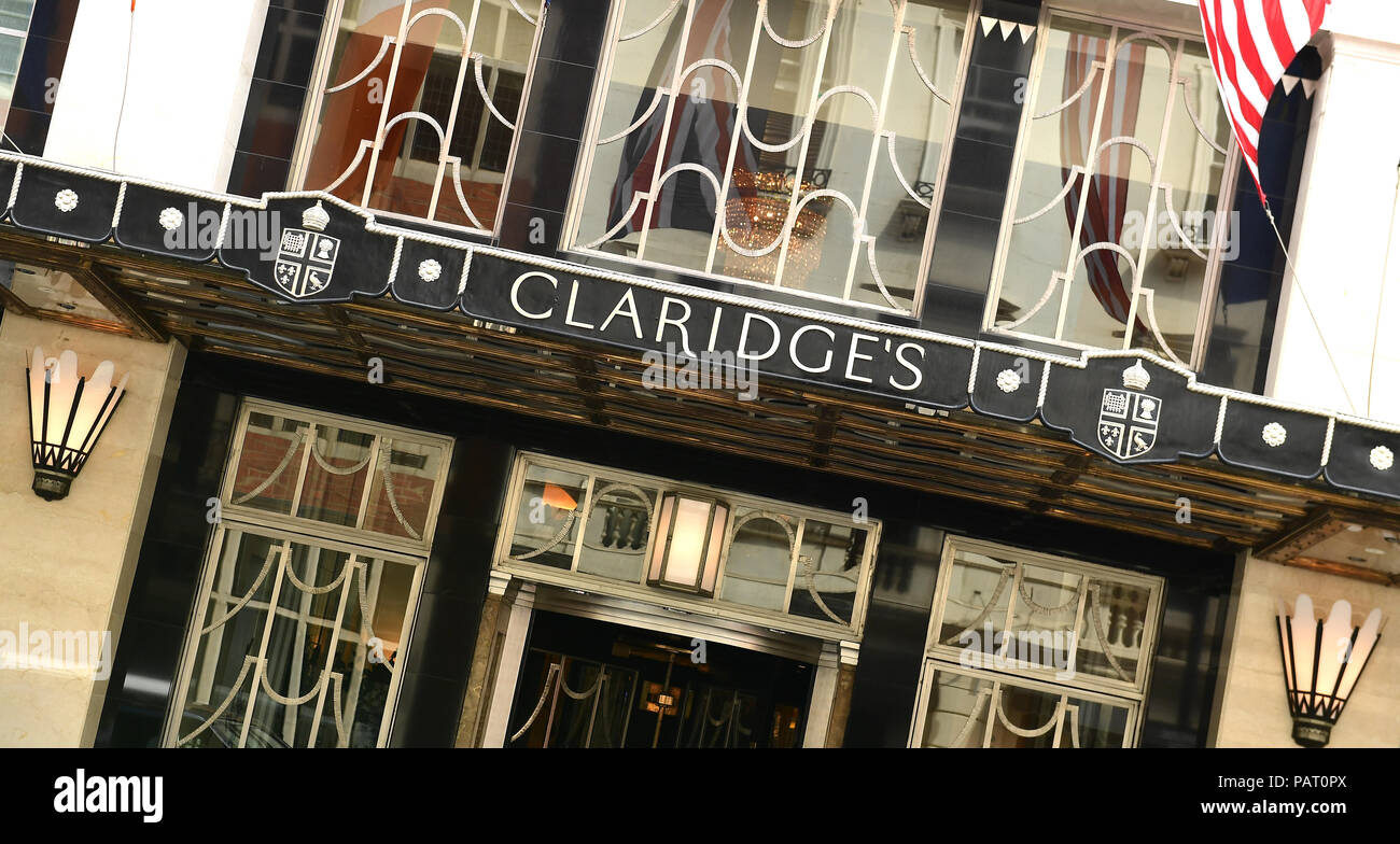 The Claridges Hotel in London Stock Photo - Alamy