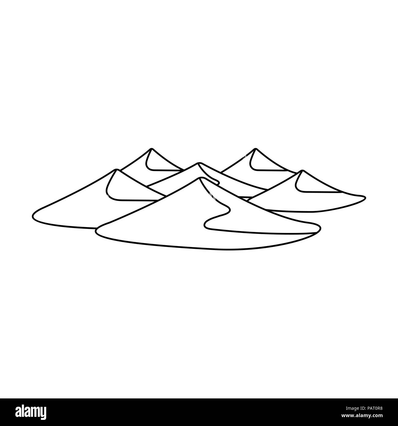 Earth dunes Stock Vector Images - Alamy