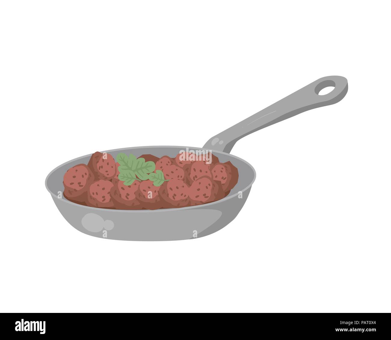 vector meatball isolated Stock Vector Image & Art - Alamy