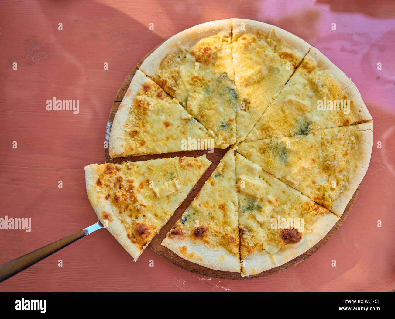 top view of pizza Stock Photo - Alamy