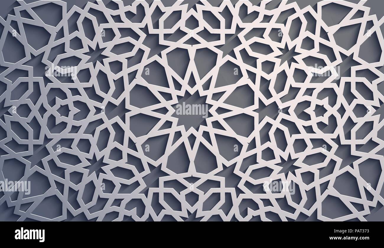 Purple background . Islamic ornament vector , persian motiff . 3d ...