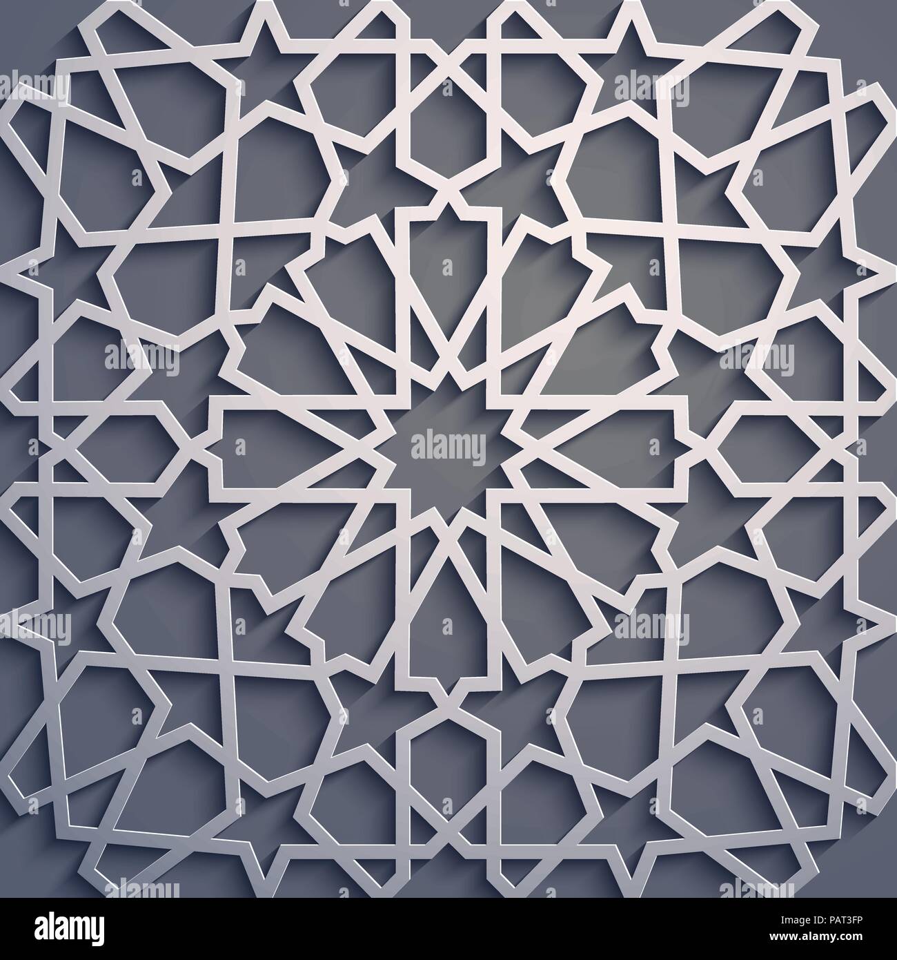 Purple background . Islamic ornament vector , persian motiff . 3d ...