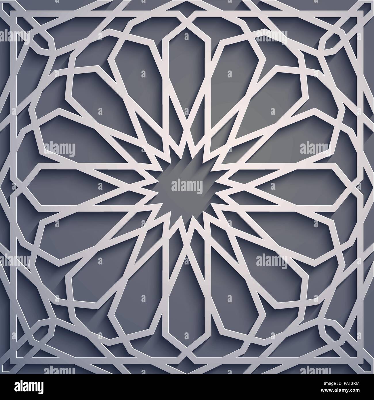Purple background . Islamic ornament vector , persian motiff . 3d ...