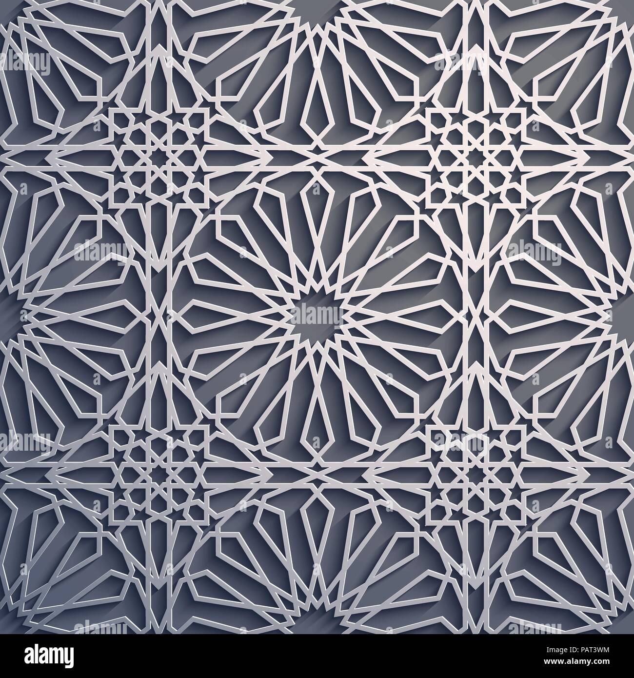 Purple background . Islamic ornament vector , persian motiff . 3d ...