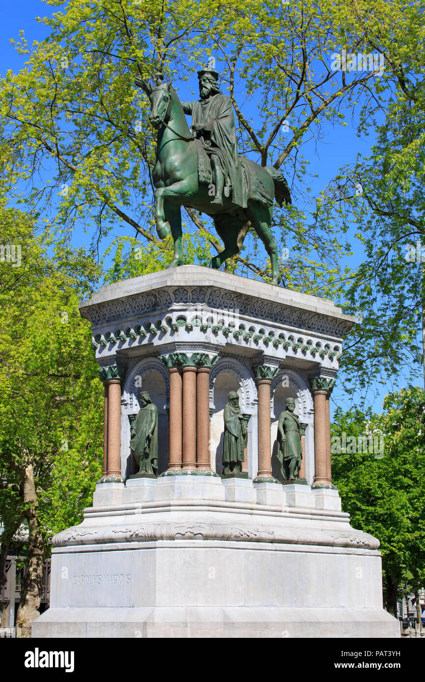 Equestrian Statue Of A Carolingian Ruler