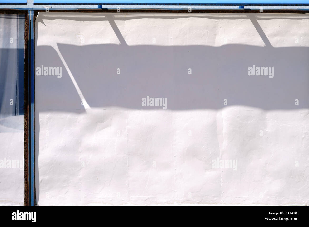 The close-up of a empty billboard and advertising space for rent for ...