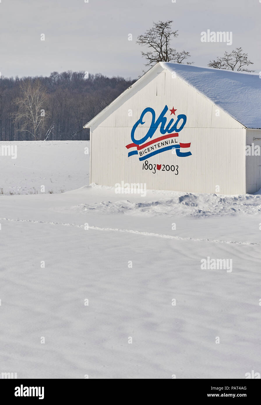 Barn Ohio Bicentennial Logo Stock Photo - Alamy