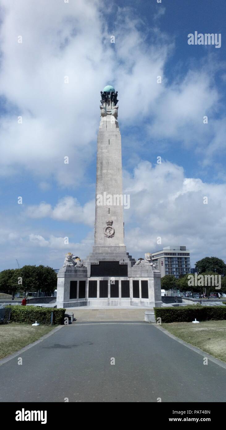 Royal navy war memorial plymouth hi-res stock photography and images ...