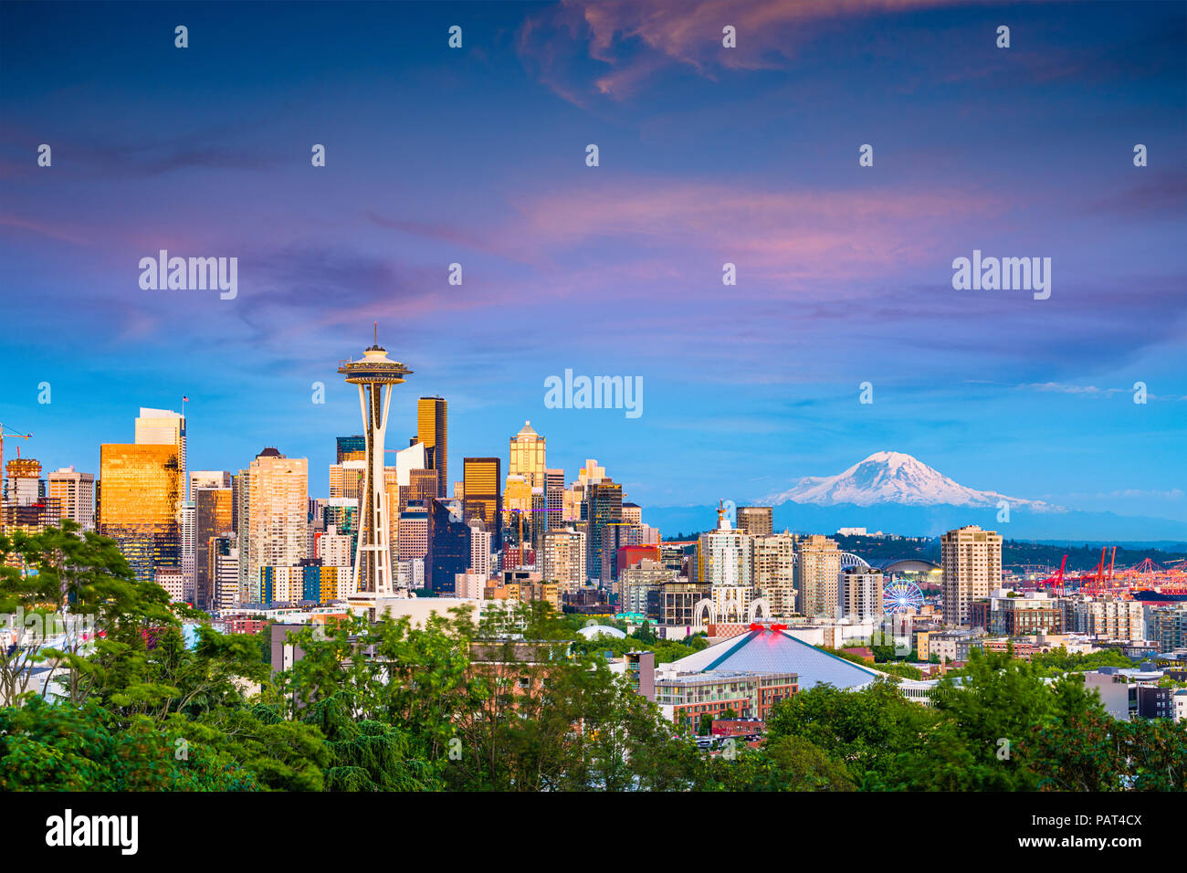 Mt rainier at night hi-res stock photography and images - Alamy