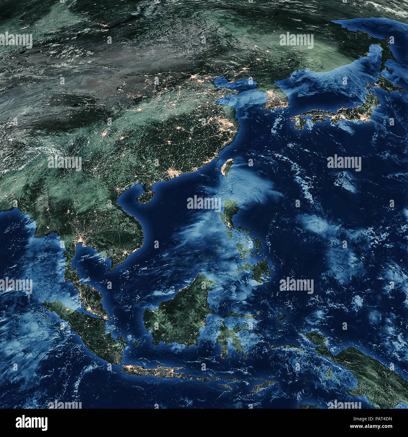 Asia city map cartography hi-res stock photography and images - Alamy