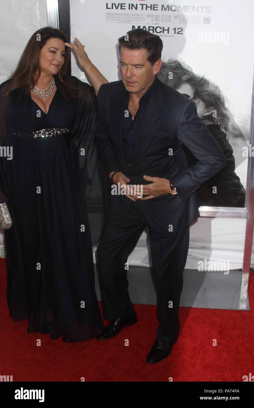 New York 3-1-10 Pierce Brosnan and wife Keely Shaye Smith Photo By John ...