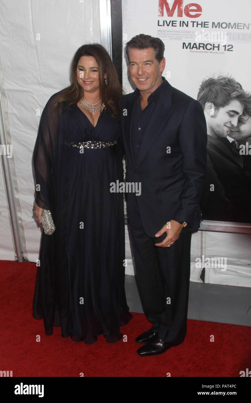 New York 3-1-10 Pierce Brosnan and wife Keely Shaye Smith Photo By John ...