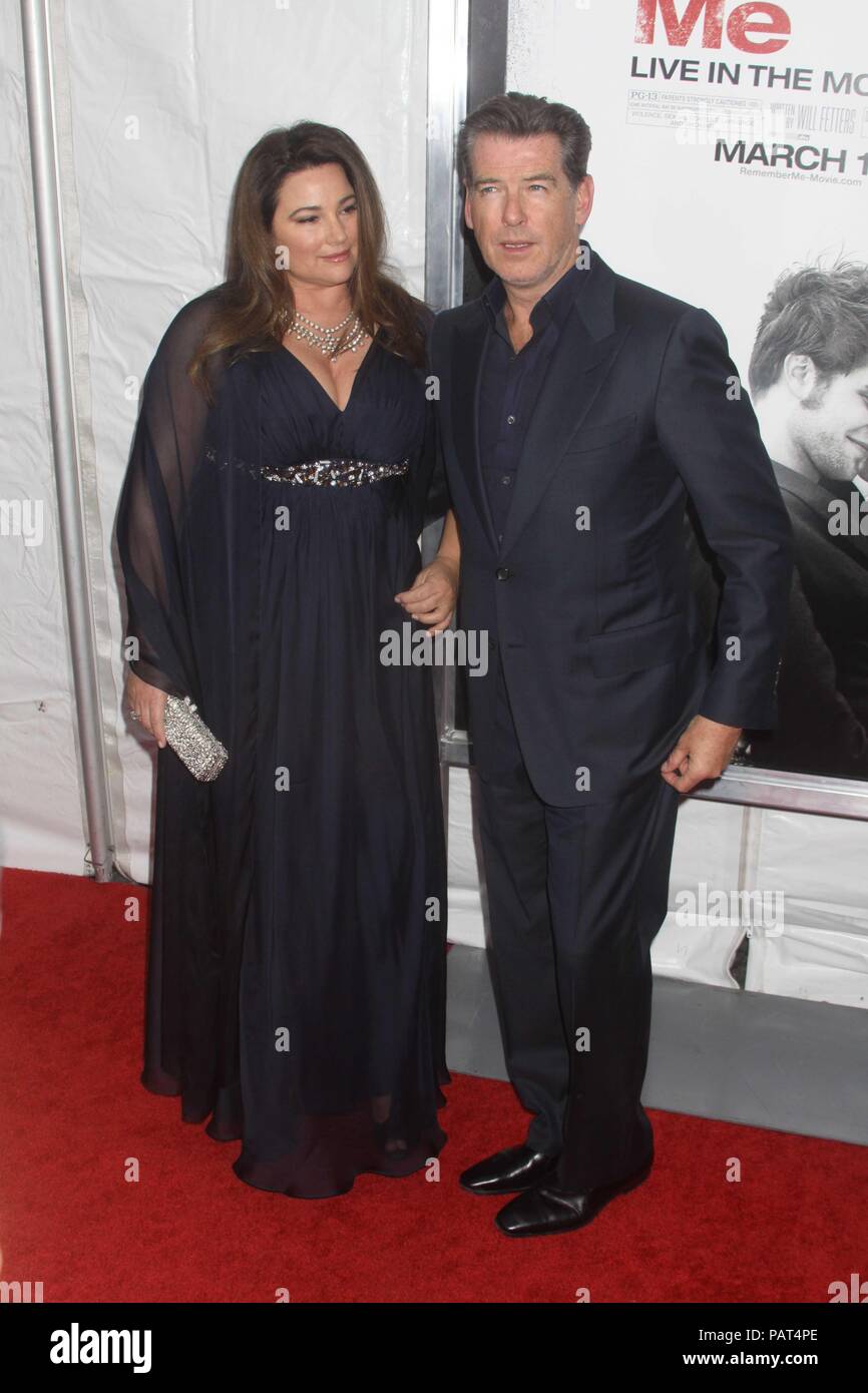 New York 3-1-10 Pierce Brosnan and wife Keely Shaye Smith Photo By John ...