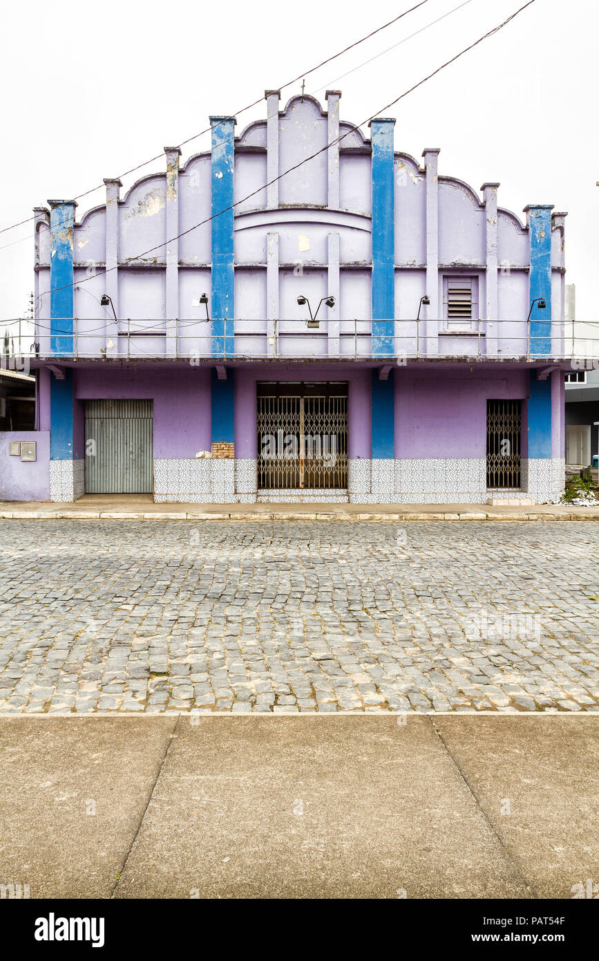 Abandoned movie theater building. Urubici, Santa Catarina, Brazil Stock ...