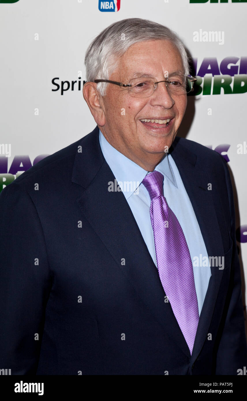 NEW YORK - APRIL 11: David Stern attends the 'Magic/Bird' Broadway ...