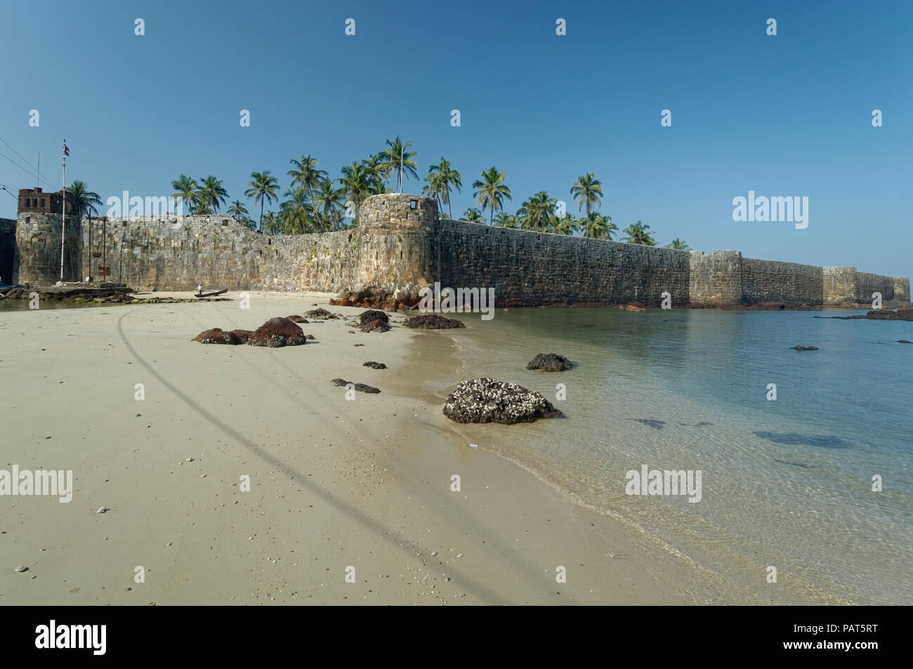 Sindhudurga fort in sea , Malvan, Sindhudurga , Maharashtra , India ...