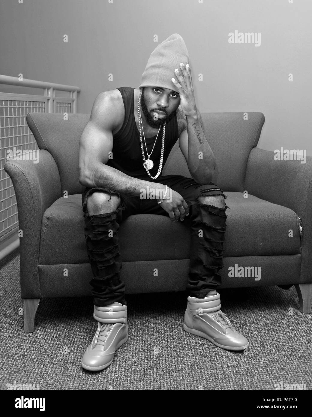 Jason derulo portrait Black and White Stock Photos & Images - Alamy