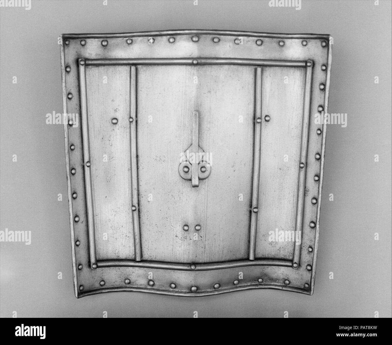 Fist Shield. Culture: Italian. Dimensions: H. 11 4/5 in. (30 cm); W. 11 ...