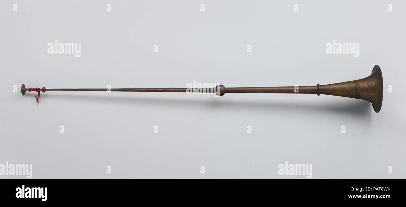 Lapa (Trumpet). Culture: Chinese. Dimensions: 56 5/16 × 7 1/2 × 7 9/16 ...