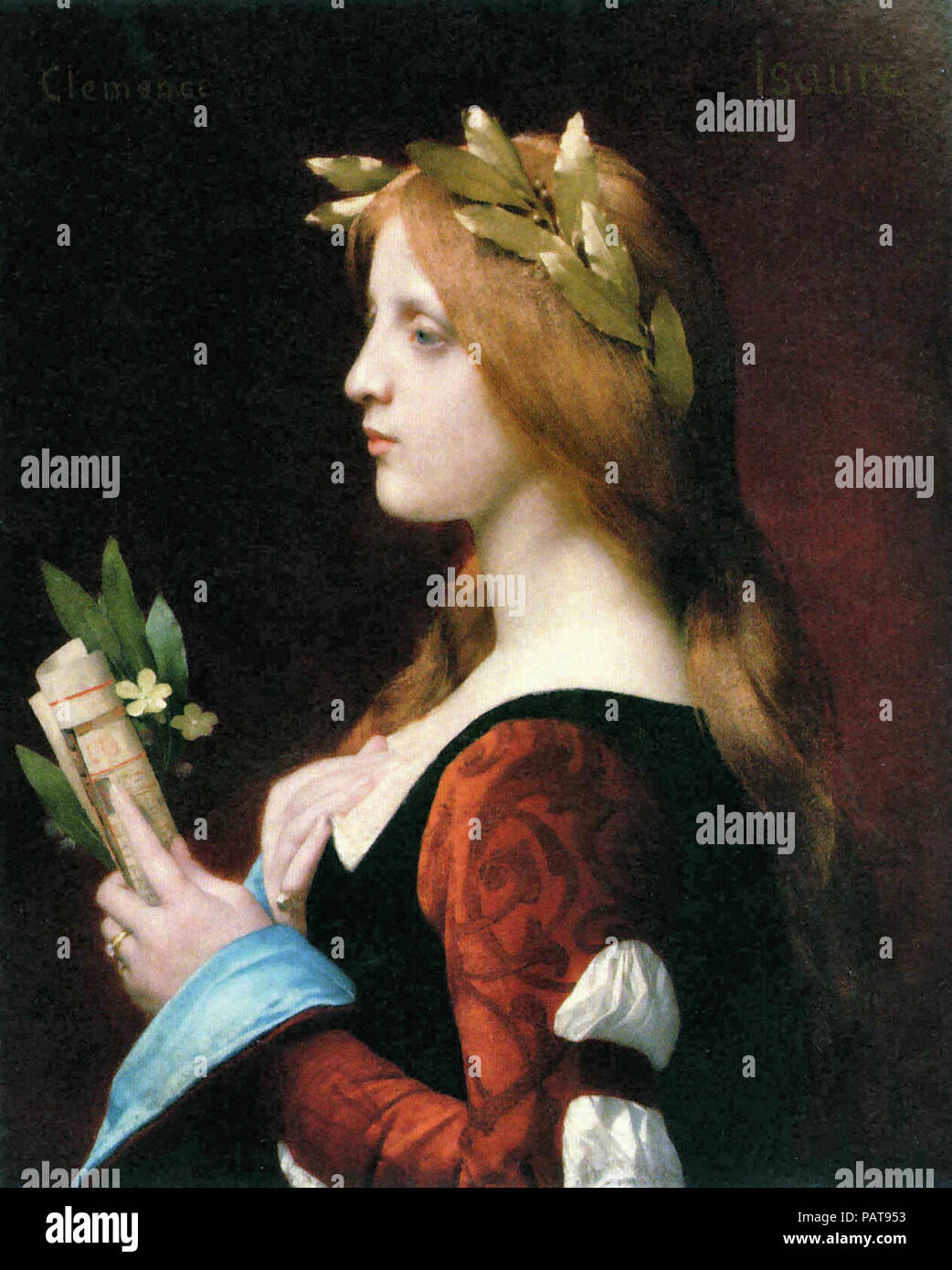 Lefebvre Jules Joseph - Clemence Isaure Stock Photo - Alamy