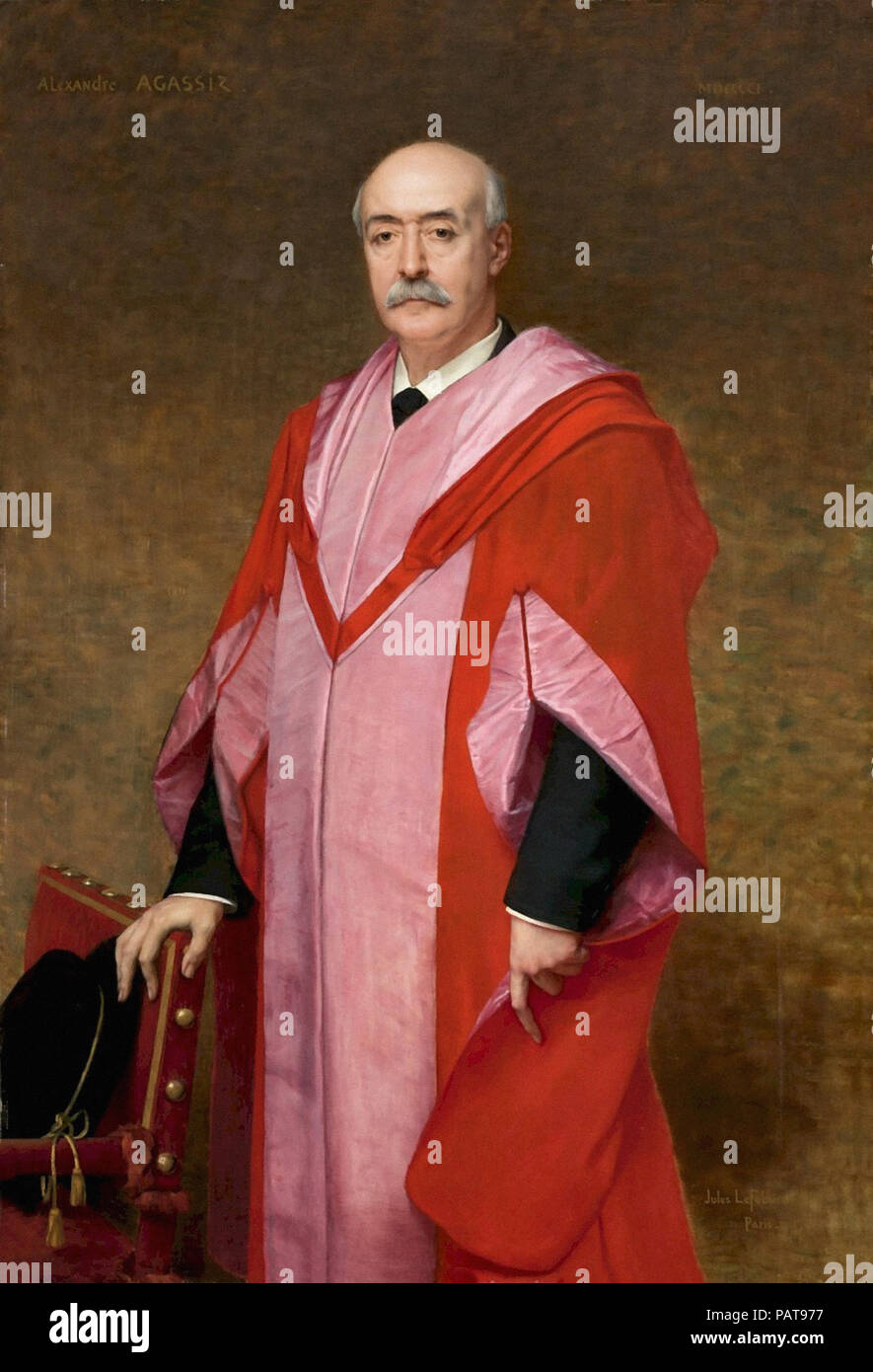 Lefebvre Jules Joseph - Portrait of Alexander Agassiz Stock Photo - Alamy