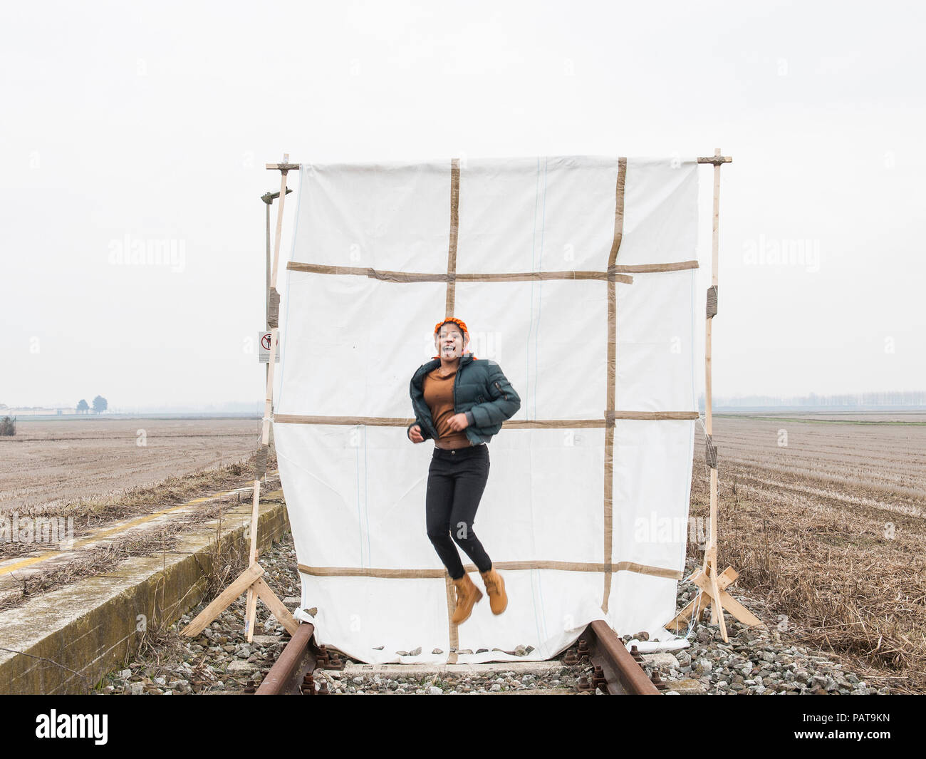 Italy, Cozzo, fleeing families Stock Photo - Alamy