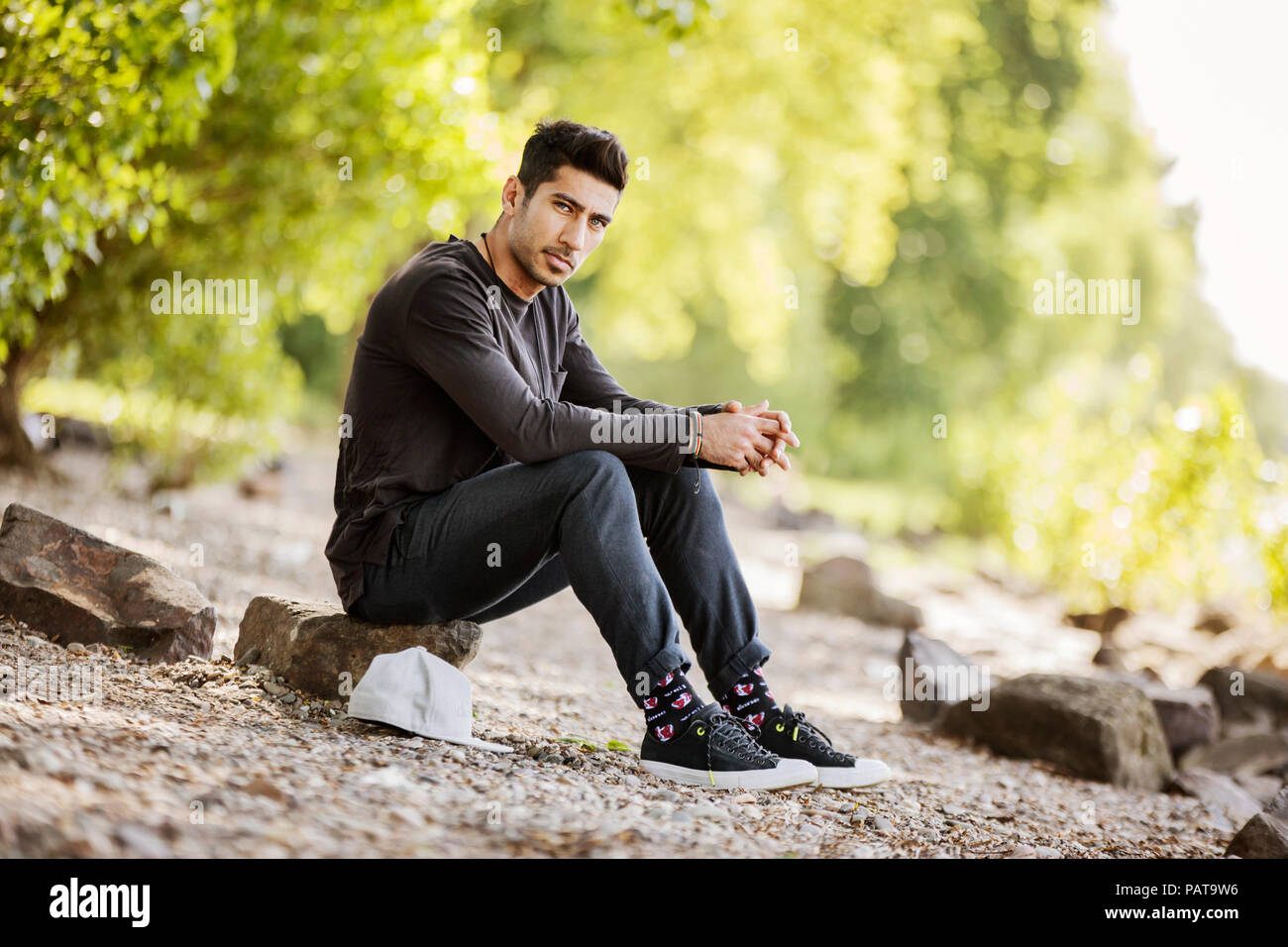 Nature man full body hi-res stock photography and images - Alamy