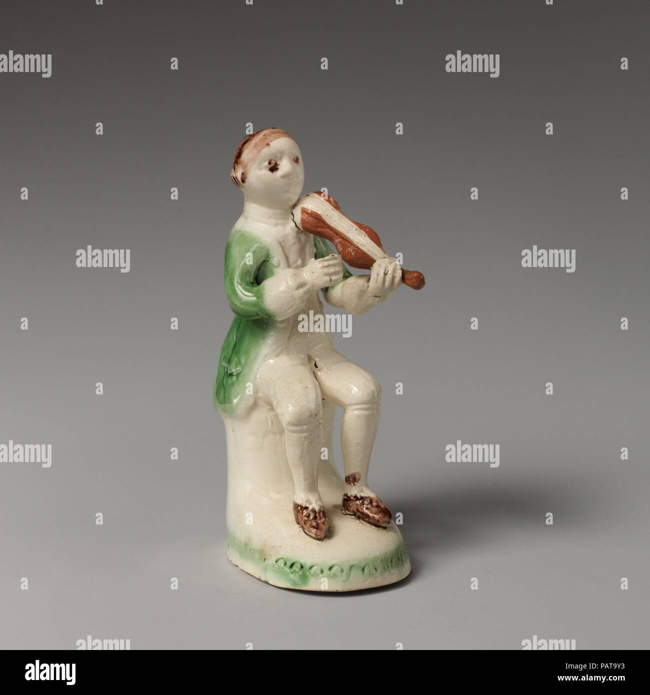 Fiddler. Culture: British, Staffordshire. Dimensions: Height: 5 1/4 in ...